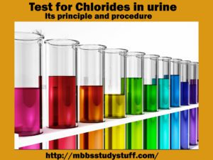 Test for Chlorides in urine - Its principle and procedure - Medical ...