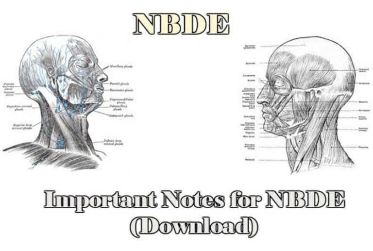 Must have Notes for NBDE and Dentistry Exams 2020 - Medical Study Zone