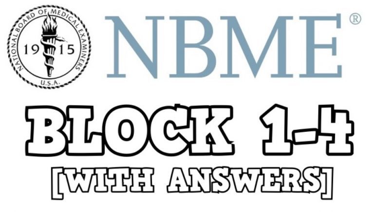 Download NBME 1 Block 1-4 (With Answers) PDF 2023 Free - Medical Study Zone