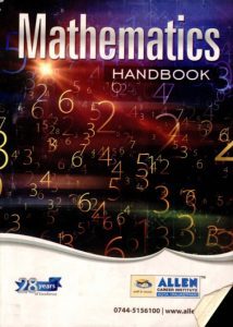 Allen Handbook Mathematics PDF Free Download - Medical Study Zone