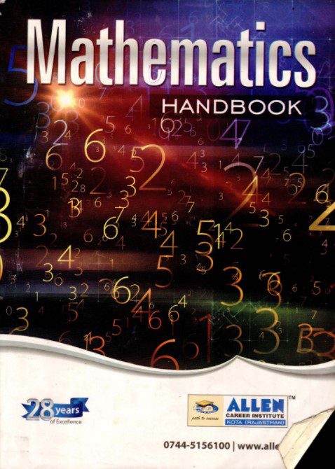 Allen Handbook Mathematics PDF Free Download - Medical Study Zone