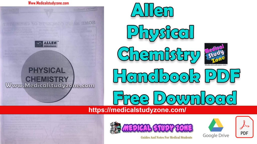 Allen Physical Chemistry Handbook PDF Free Download - Medical Study Zone