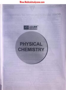 Allen Physical Chemistry Handbook PDF Free Download - Medical Study Zone