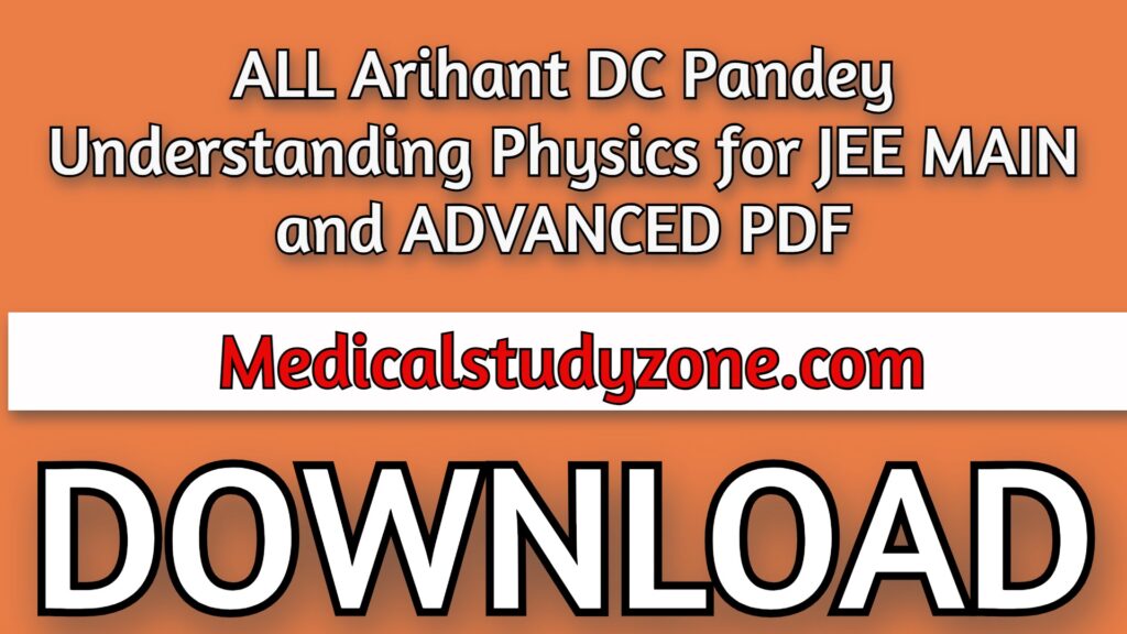 Download ALL 2021 Arihant DC Pandey Understanding Physics for JEE MAIN ...