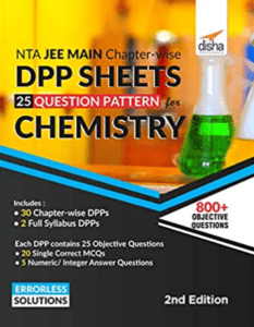 Download NTA JEE Main Chapter-wise DPP Sheets (25 Questions Pattern) for Chemistry 2nd Edition ...