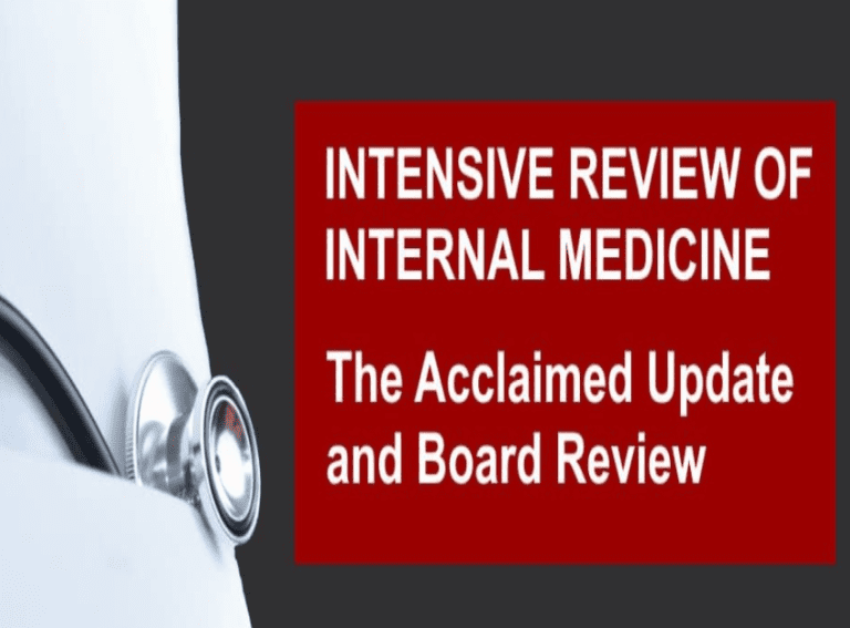 Download 44th Annual Intensive Review of Internal Medicine 2021 Videos ...