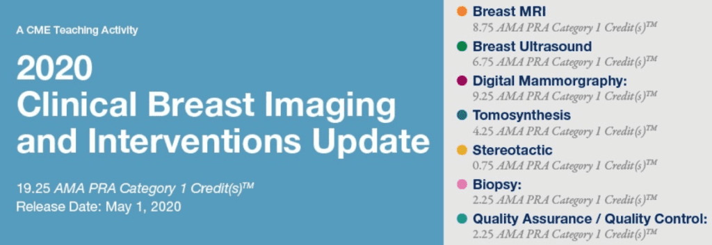 2020 Clinical Breast Imaging and Interventions Update Videos Free ...