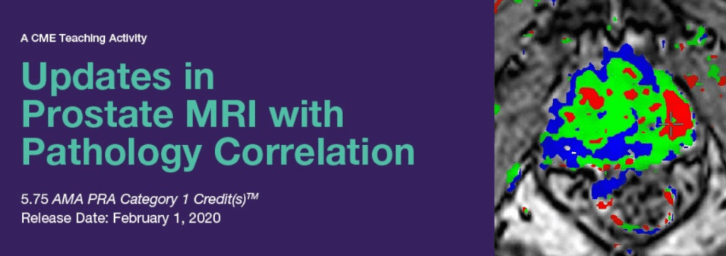2020 Updates in Prostate MRI with Pathology Correlation Videos and PDF ...