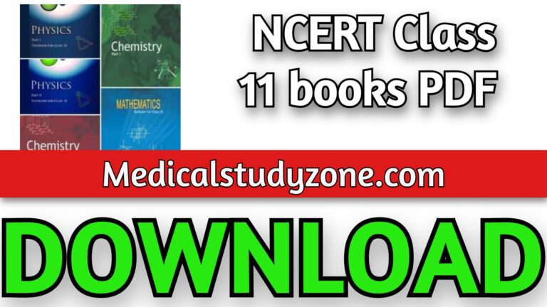 NCERT Class 11 books PDF Free Download - Medical Study Zone