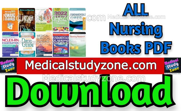 ALL Nursing Books PDF 2024 Free Download - Medical Study Zone