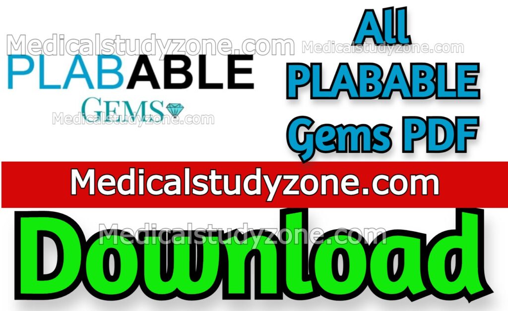 Plabable For PLAB 1 2025 PDF Free Download - Medical Study Zone