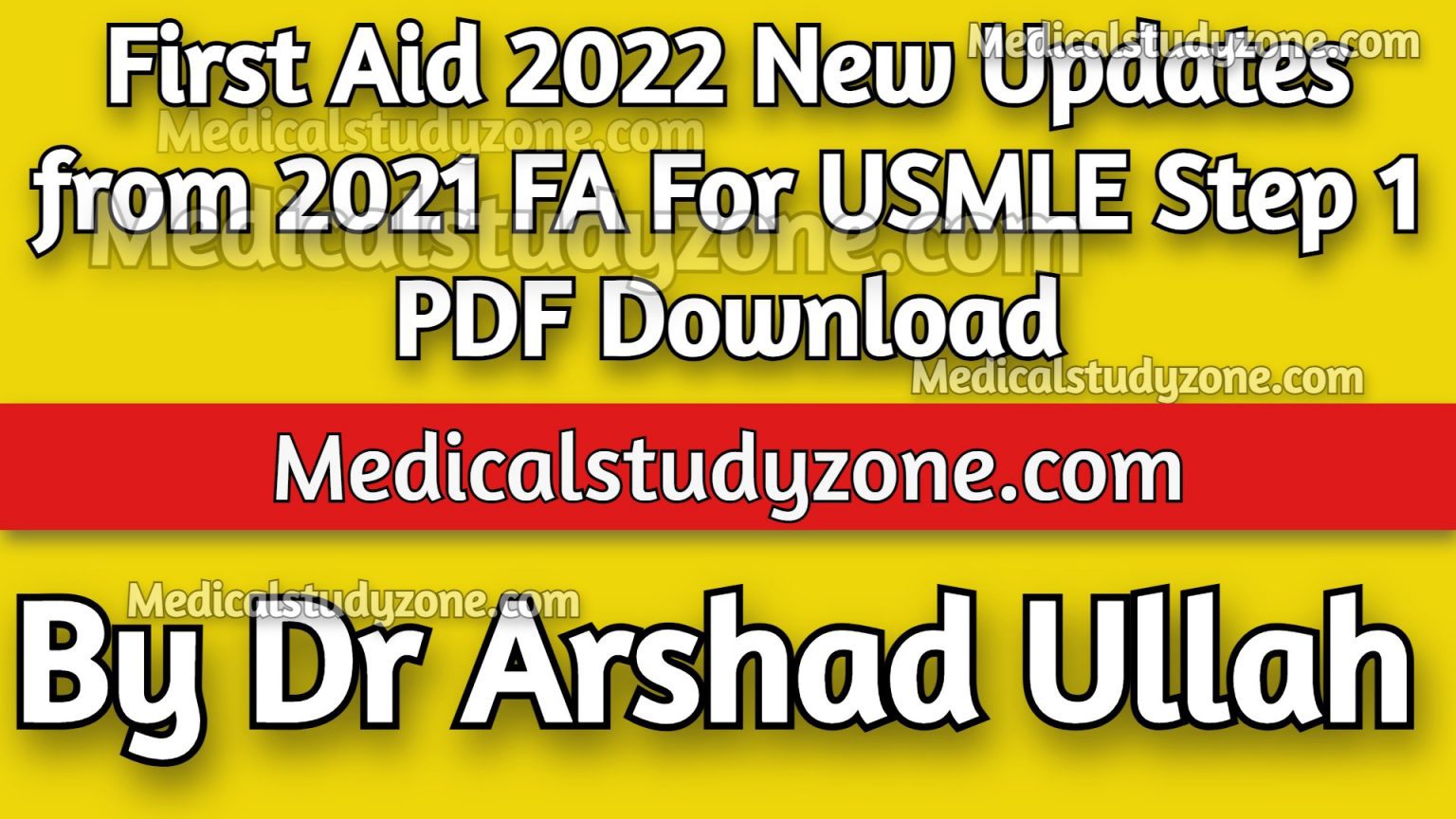 First Aid 2022 New Updates from 2021 FA For USMLE Step 1 PDF Download ...