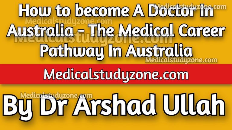 How to become A Doctor In Australia 2023 - The Medical Career Pathway ...