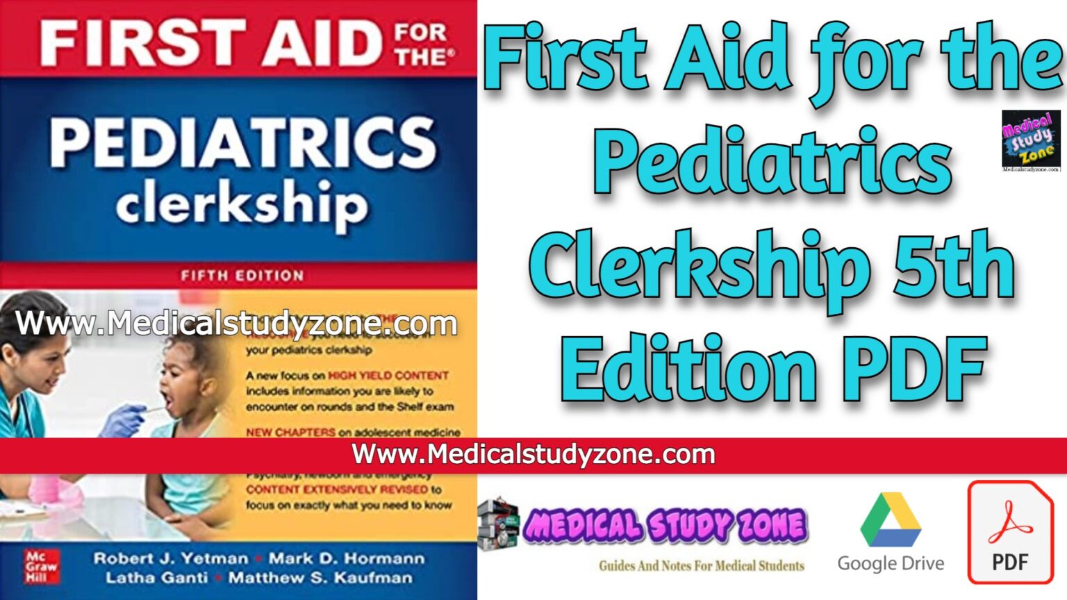 First Aid for the Pediatrics Clerkship 5th Edition PDF Free Download ...