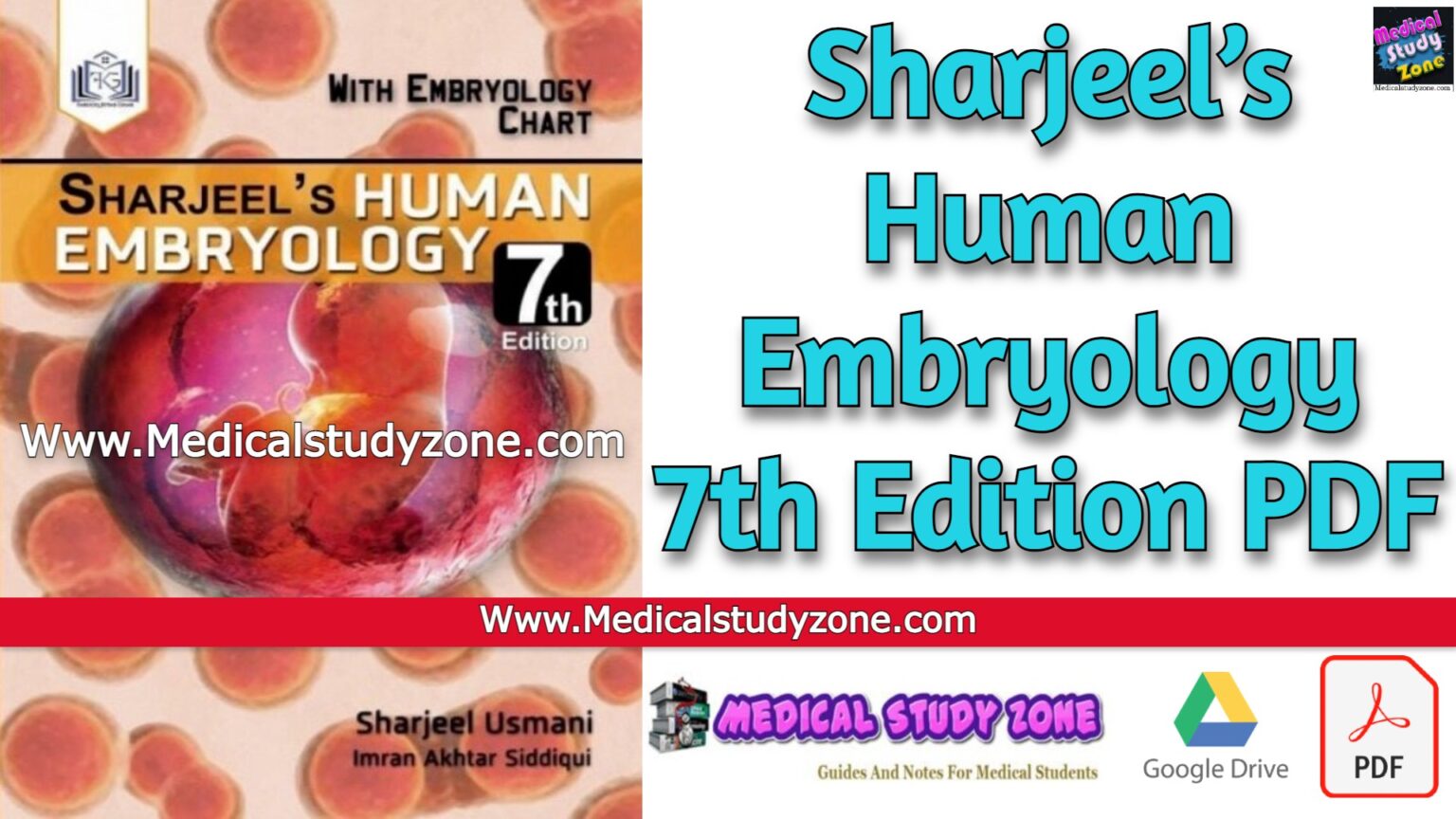 Sharjeel’s Human Embryology 7th Edition PDF Download [Direct Link ...