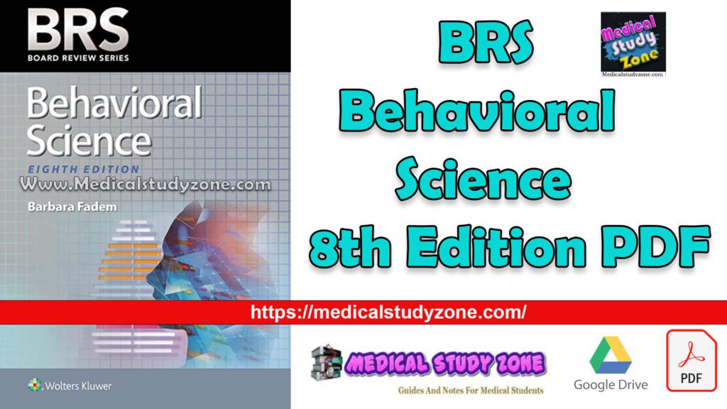 BRS Behavioral Science 8th Edition PDF Free Download [Direct Link] - Medical Study Zone