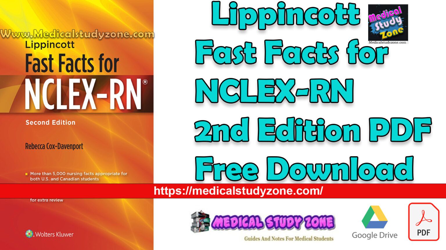 Lippincott Fast Facts for NCLEX-RN 2nd Edition PDF Free Download ...