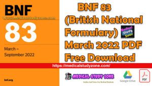BNF 83 (British National Formulary) March 2022 PDF Free Download ...