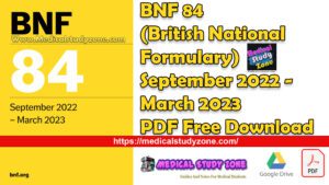 BNF 84 (British National Formulary) September 2022 - March 2023 PDF ...