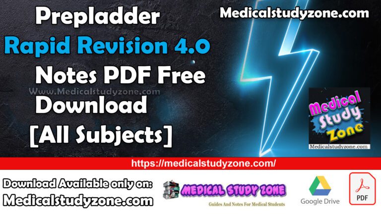 Prepladder Rapid Revision 4.0 Notes PDF Free Download [All Subjects ...