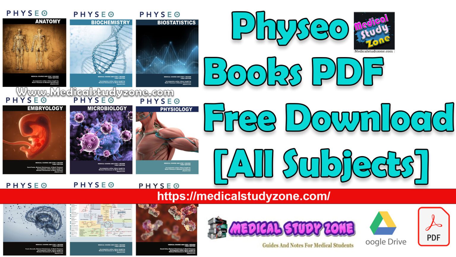 Physeo Books PDF Free Download [All Subjects] - Medical Study Zone