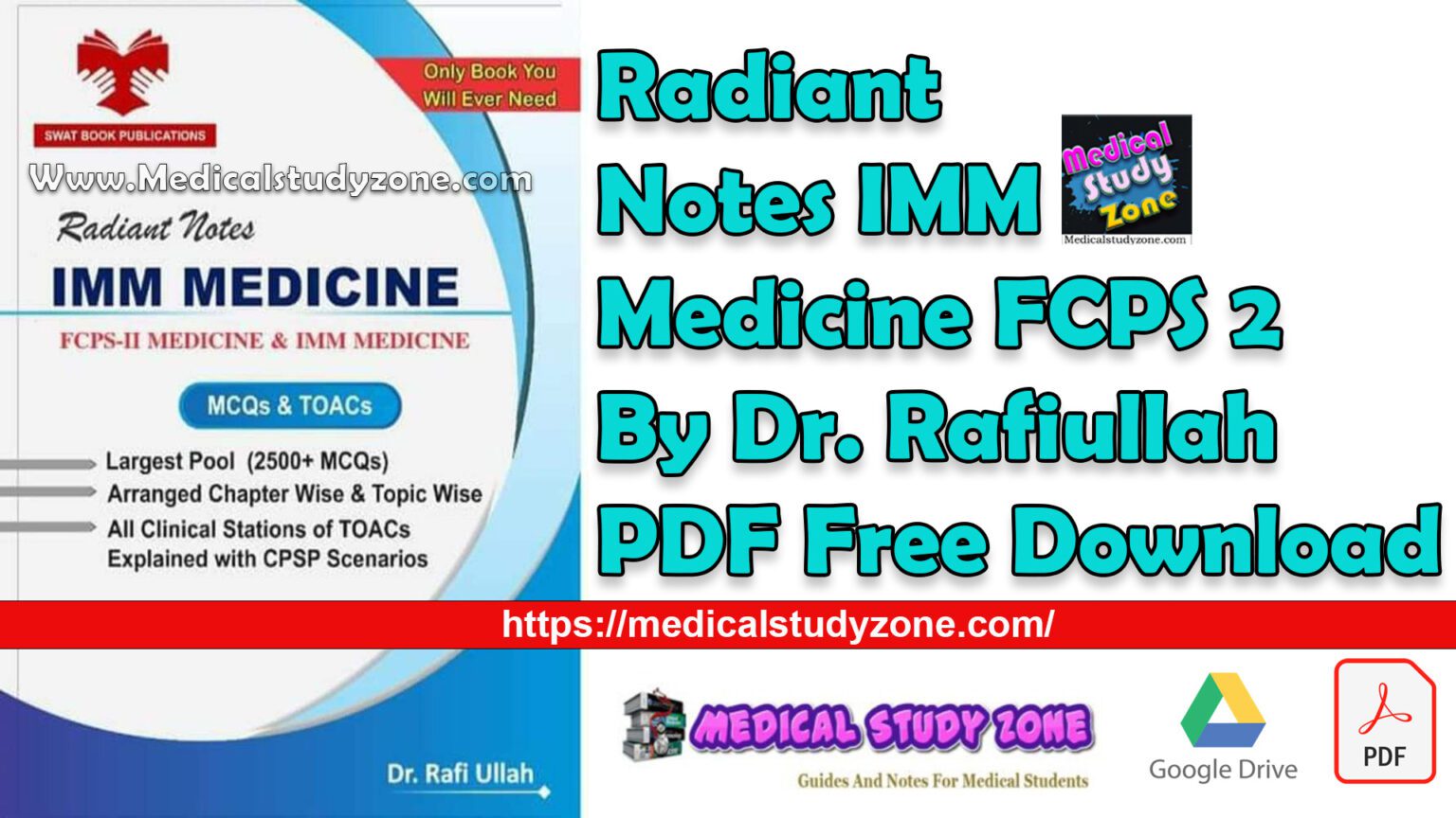 Radiant Notes IMM Medicine FCPS 2 Dr. Rafiullah PDF Free Download ...