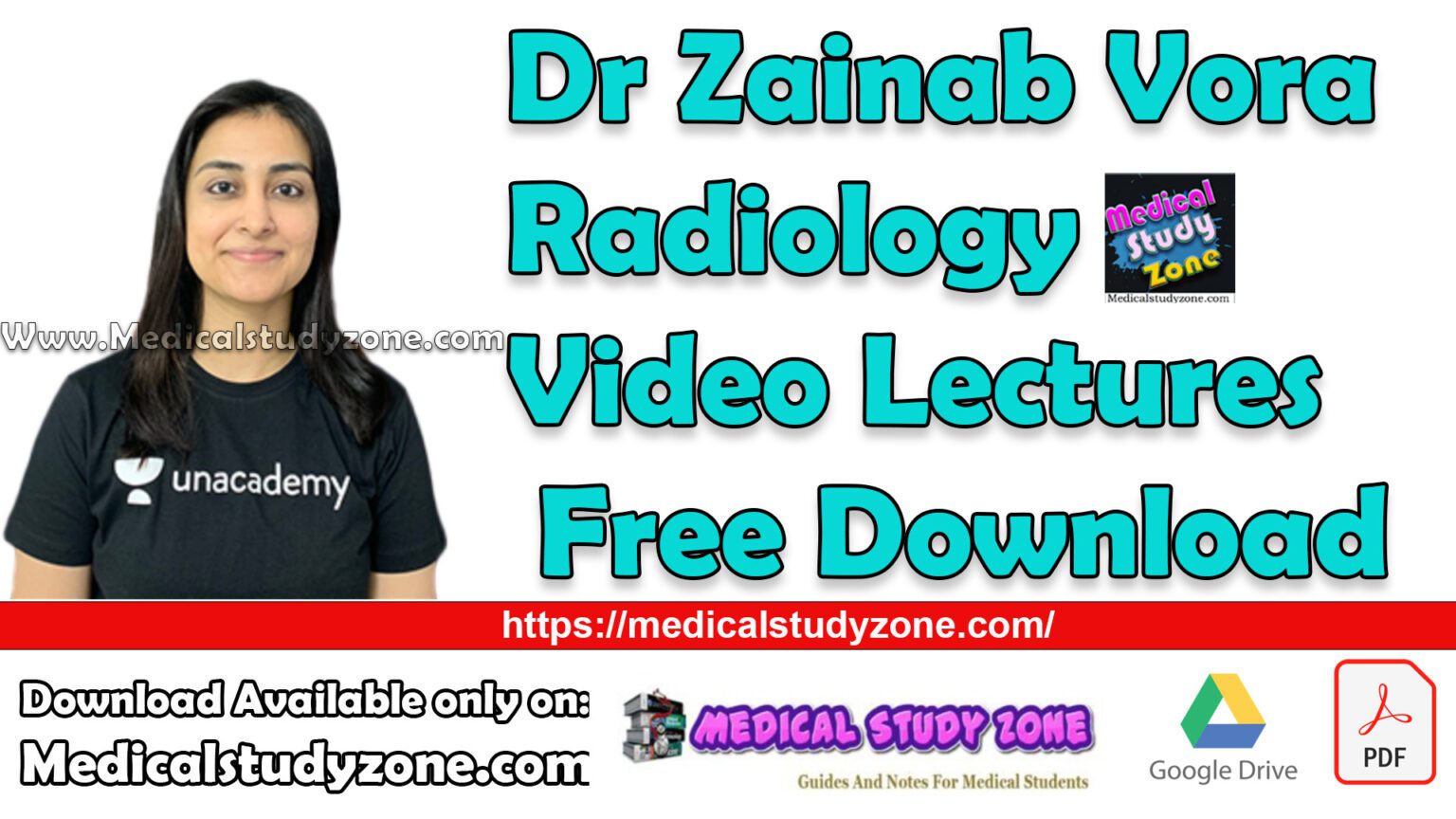 Dr Zainab Vora Radiology Video Lectures Free Download - Medical Study Zone