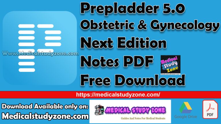 Prepladder Obstetric & Gynecology 5.0 Next Edition Notes PDF Free ...