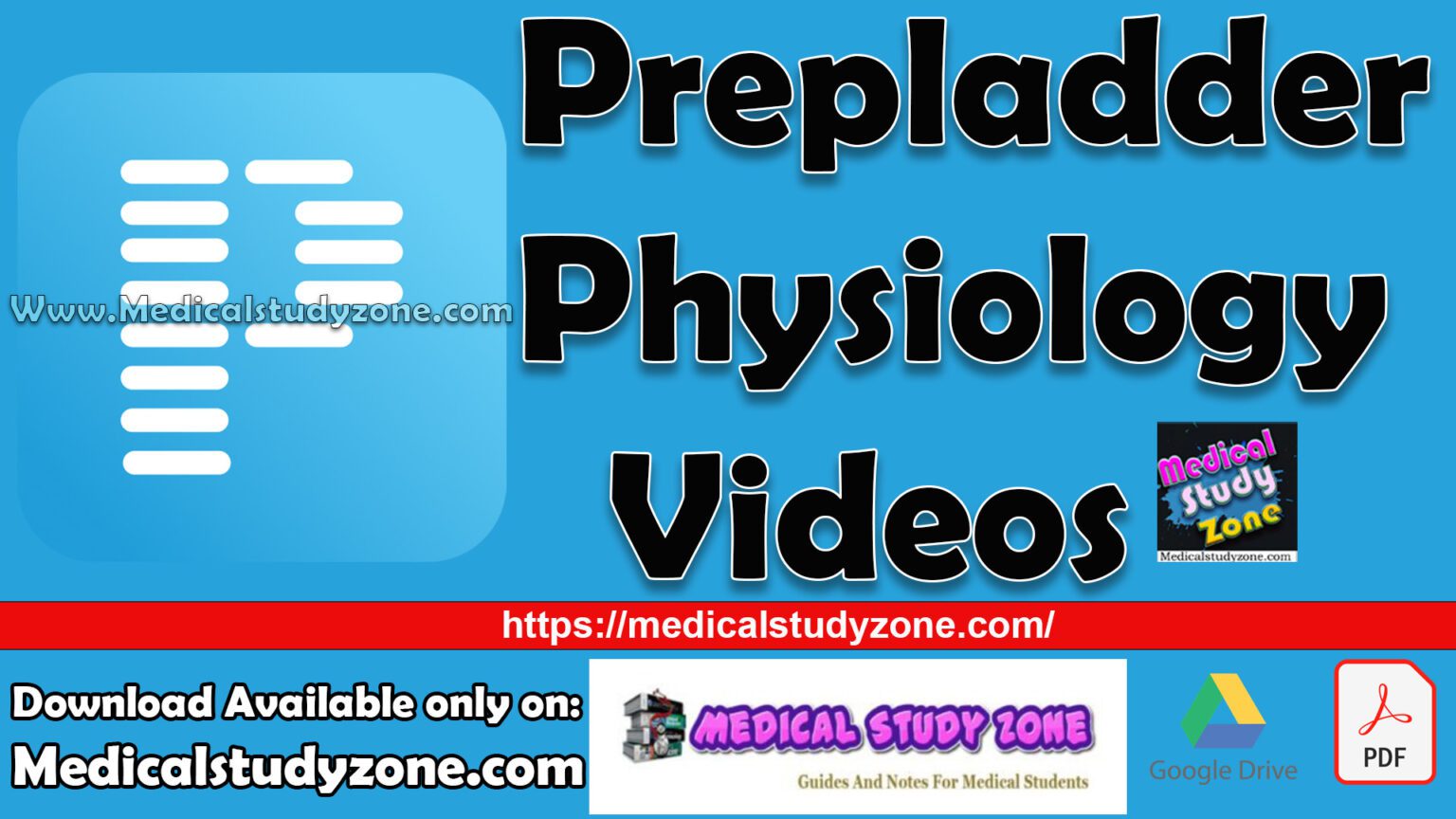 Prepladder Physiology Videos Free Download - Medical Study Zone