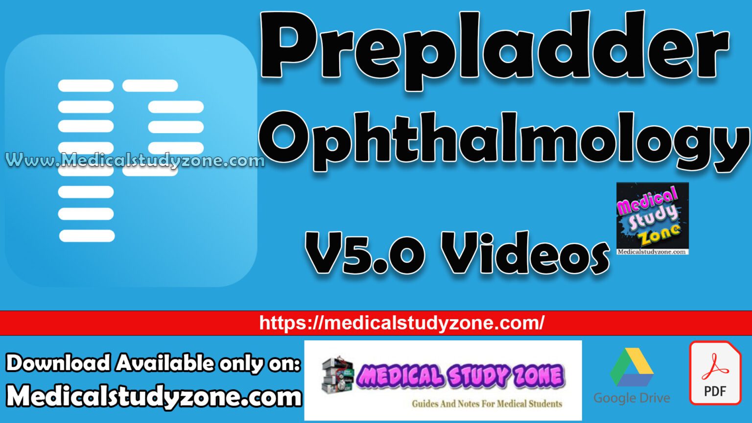 Prepladder 5.0 Ophthalmology Notes PDF Free Download - Medical Study Zone