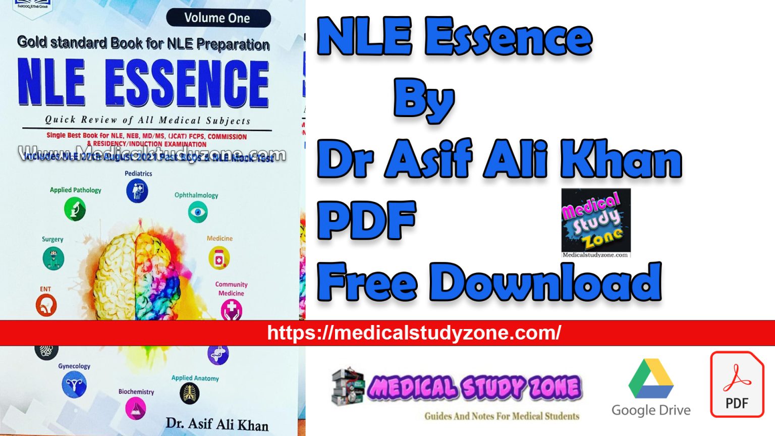NLE Essence By Dr Asif Ali Khan PDF Free Download - Medical Study Zone
