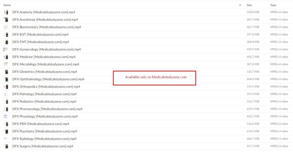 DAMS FMGE XPRESS DFX 2025 Videos and PDF Free Download - Medical Study Zone