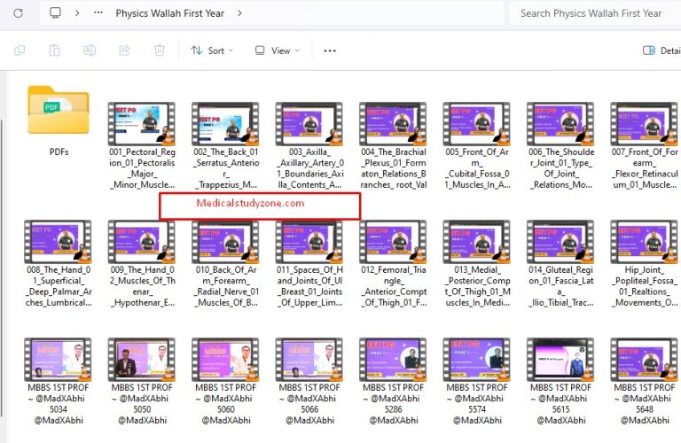 Physics Wallah PW MedEd Notes and Videos 2025 Free Download (All ...