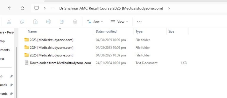 Dr Shahriar Medical Academy AMC Recall Course Free Download (Size 17.4 GB) - Medical Study Zone