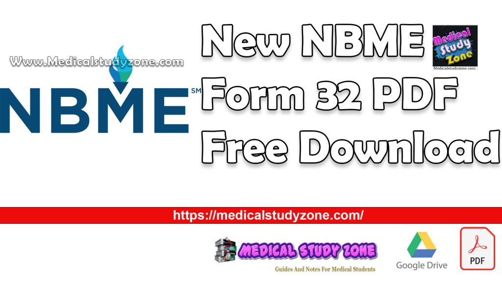 New NBME Form 32 PDF Free Download - Medical Study Zone